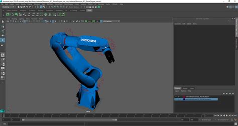 Yaskawa Motoman Gp7 Robot Rigged For Maya 3d Model 99 Ma Free3d