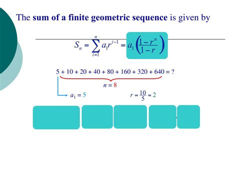 PPT The Sum Of The Infinite And Finite Geometric Sequence PowerPoint Presentation ID