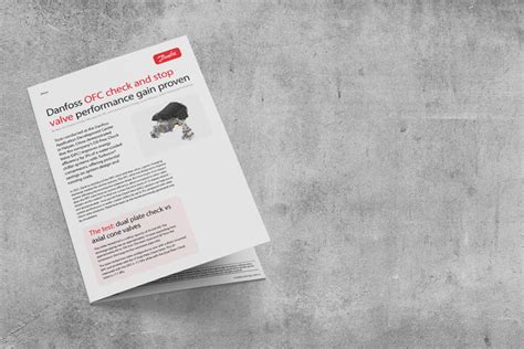 Ofc Check And Stop Valves Danfoss