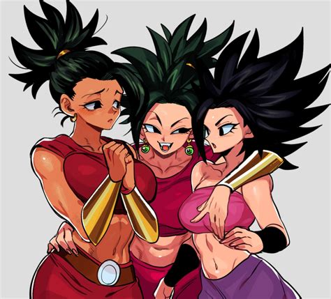 Caulifla Kefla And Kale Dragon Ball And 1 More Drawn By Nanika