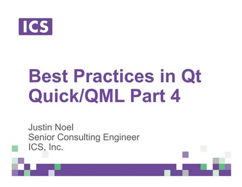 Best Practices In Qt Quickqml Part 4 Ppt