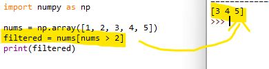 Python One Line Array Filter Be On The Right Side Of Change