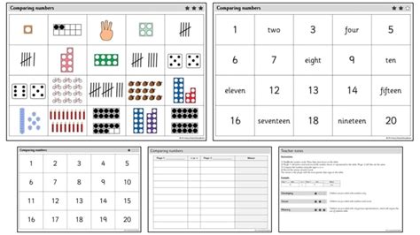 Comparing Numbers Within 20 Game Primary Stars Education