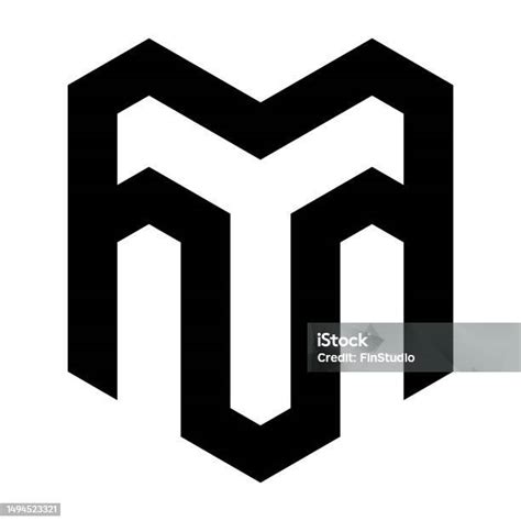 직업적인 혁신적인 이니셜 Tm 로고 및 Mt 로고 레터 Tm 또는 Mt 미니멀하고 우아한 모노그램 프리미엄 비즈니스 예술적