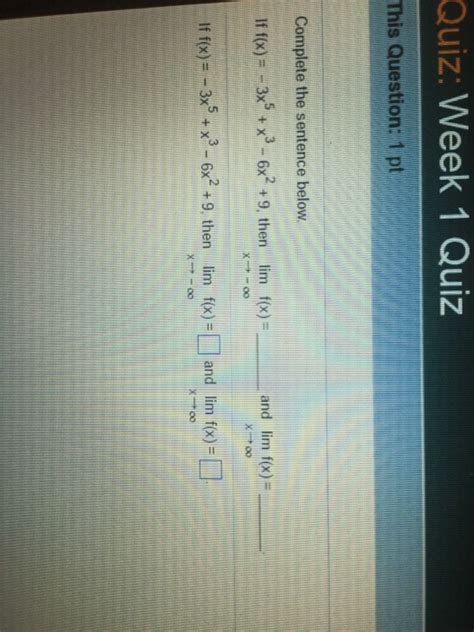 Solved Complete The Sentence Below Lf F X 3x 5 X 3