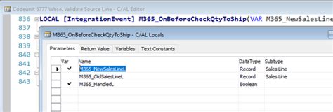 Event Request Codeunit 5777 Several New Events · Issue 3172