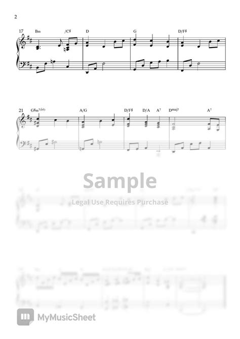 찬송가 123장 저 들 밖에 한밤중에 Sheets By 기몽피아노