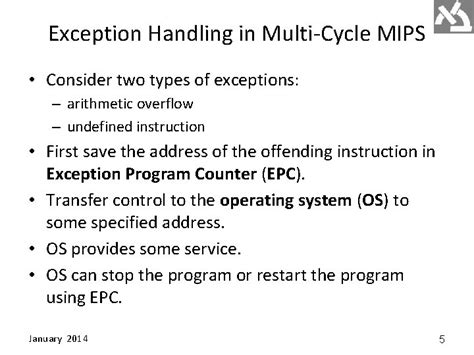 what are exception and interrupts mips terminology exception