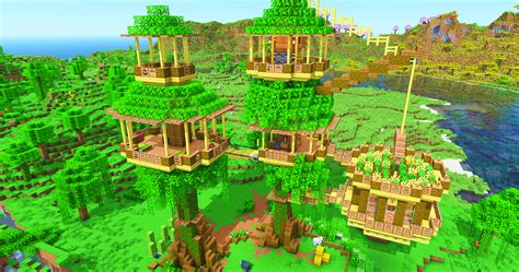 Minecraft Treehouse Jungle
