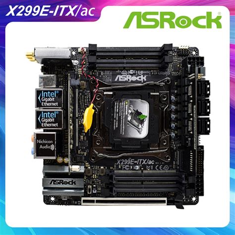 Jual Preorder Motherboard Ddr4 X299 Motherboard For Asrock X299e Itx Ac Mini Itx Lga 2066