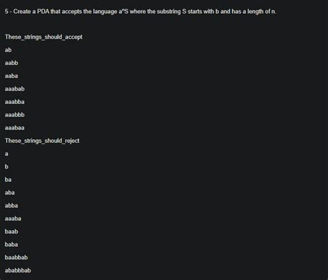 Solved For The Creations Of This Design Use Jflap Formatting