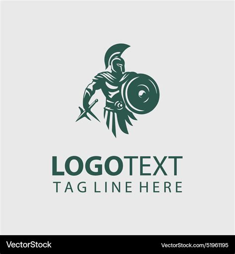 Gladiator Logo Royalty Free Vector Image Vectorstock