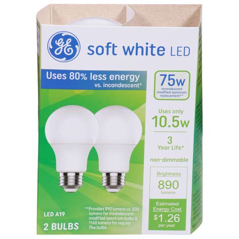 Save On Ge Led Light Bulb 75w Soft White Order Online Delivery Stop And Shop
