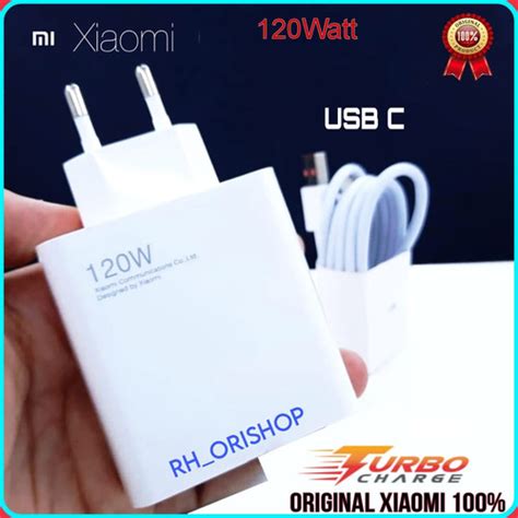Jual Charger Xiaomi Turbo Charge Watt Type C Original Charger Jakarta Barat Rh