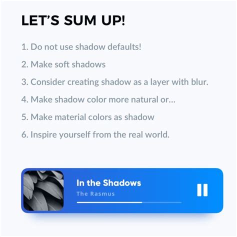 how to make better shadows in ui design uxmisfit