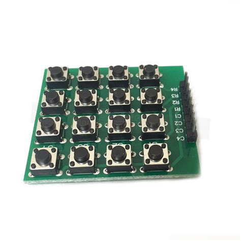 Direct Plug In 4x4 Matrix Keyboard 16 Key Microcontroller External Expansion Keyboard Is Not A