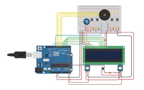 Circuit Design Arduino Uno Ping Pong Game Tinkercad