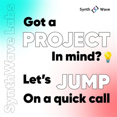 synthwave labs on linkedin got a project in mind💡 we re eager to hear
