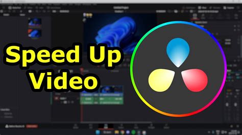 How To Speed Up Video In DaVinci Resolve YouTube
