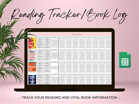 Google Sheets Reading Log Template Transform Your Reading Experience With A Digital Reading