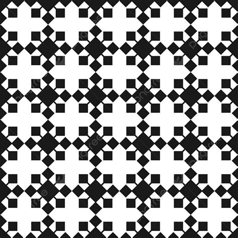 Vector Seamless Pattern Black And White Repeating Geometric Square Pattern Seamless Geometric