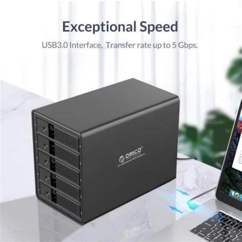 Orico 5 Bay 3 5 Hd Supports 90tb 5 X18tb External Raid Enclosure Usb 3 0 Storage 9558ru3