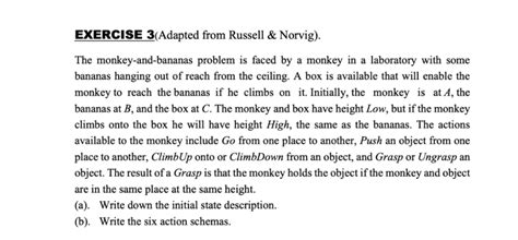 Solved Exercise 3adapted From Russell And Norvig The