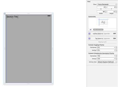 Ios How To Do Auto Layout XIB Being Added Programmatically Stack Overflow