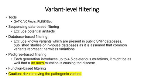 Whole Exome Sequencing Data Analysispptx Genetics Science