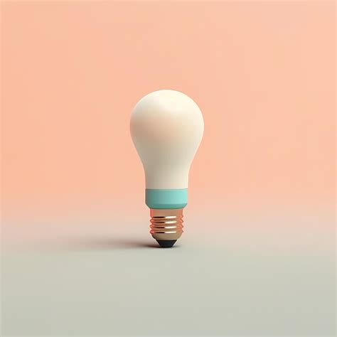Premium Ai Image 3d Bulb
