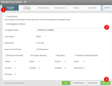 Managing A Submitted Peer Review File