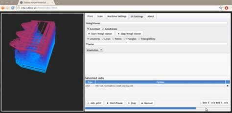 Doboz Web Reprap3d Scanner Remote Control Using Python Javascript Webgl
