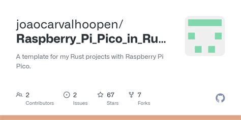 Github Joaocarvalhoopenraspberrypipicoinrustprojtemplatewith