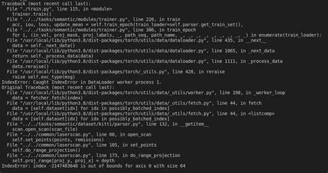 Indexerror Index 2147483648 Is Out Of Bounds For Axis 0 With Size 64 · Issue 95 · Prbonn