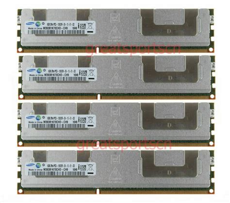 Samsung Ddr3 Ram 16gb 8gb 2rx4 Pc3 10600r 1333mhz Memory Reg Dimm Ecc Server Lot Ebay