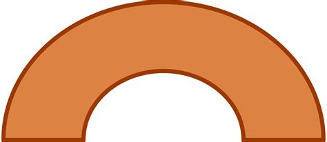 Half Circle Radius Symmetry Shape Curvature Png