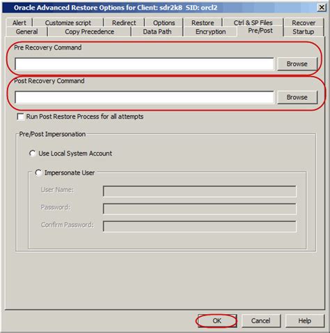 Advanced Oracle Idataagent Restore