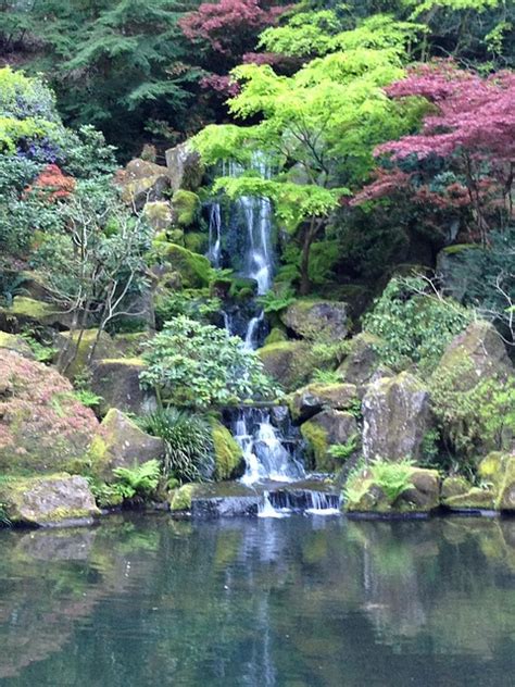 폭포 일본 정원 자연 포틀랜드 Pixabay의 무료 사진 Pixabay