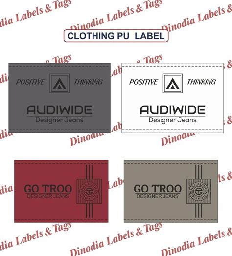 Brown Clothing Pu Labels For Garments At Rs 3 25 Piece In Bengaluru Id 2853418220988