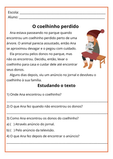 Interpretação De Texto 4º Ano 32 Textos E Atividades Artofit