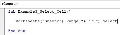 Vba Select Cell How To Select Excel Cell Using Vba Examples