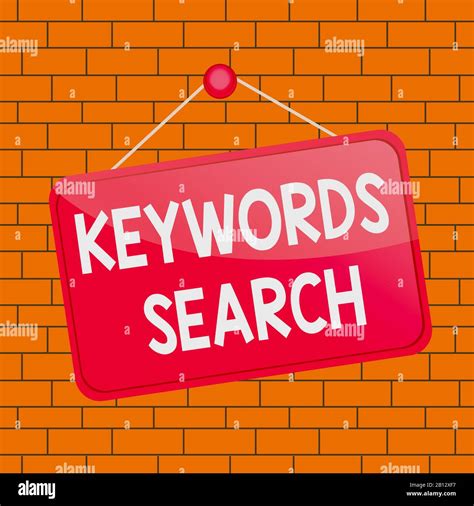 Text Sign Showing Keywords Search Business Photo Text Looks For Matching Documents That Contain