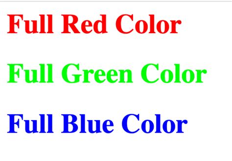 3 Digit Css Color Codes Ascsenative