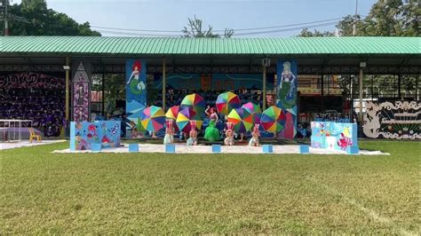 การแสดงกองเชียร์และเชียร์หลีดเดอร์ ของสีฟ้า โรงเรียนเทพมงคลรังษี นนทรีเกมส์ ประจำปีการศึกษา