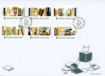 History Of The Moomin Stamps In Finland Moomin