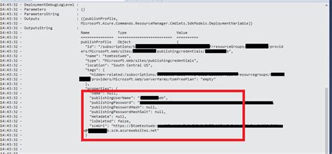azure arm template web app publish profile stack overflow