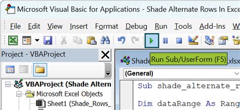 Shade Alternate Rows In Excel Examples How To Shade