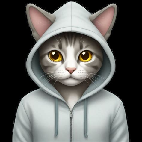 Cat In Hoodie Emoji Ai Emoji Generator