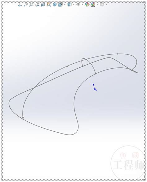 B样条曲面绘制 Opengl用solidworks曲面画一个自行车坐垫，曲线是现成的 Csdn博客