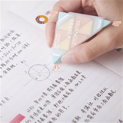 日本国誉角角乐橡皮擦学生擦得干净绘画素描细节多角美术橡皮擦儿童铅笔书写创意三角形橡皮学习文具橡皮擦 虎窝淘